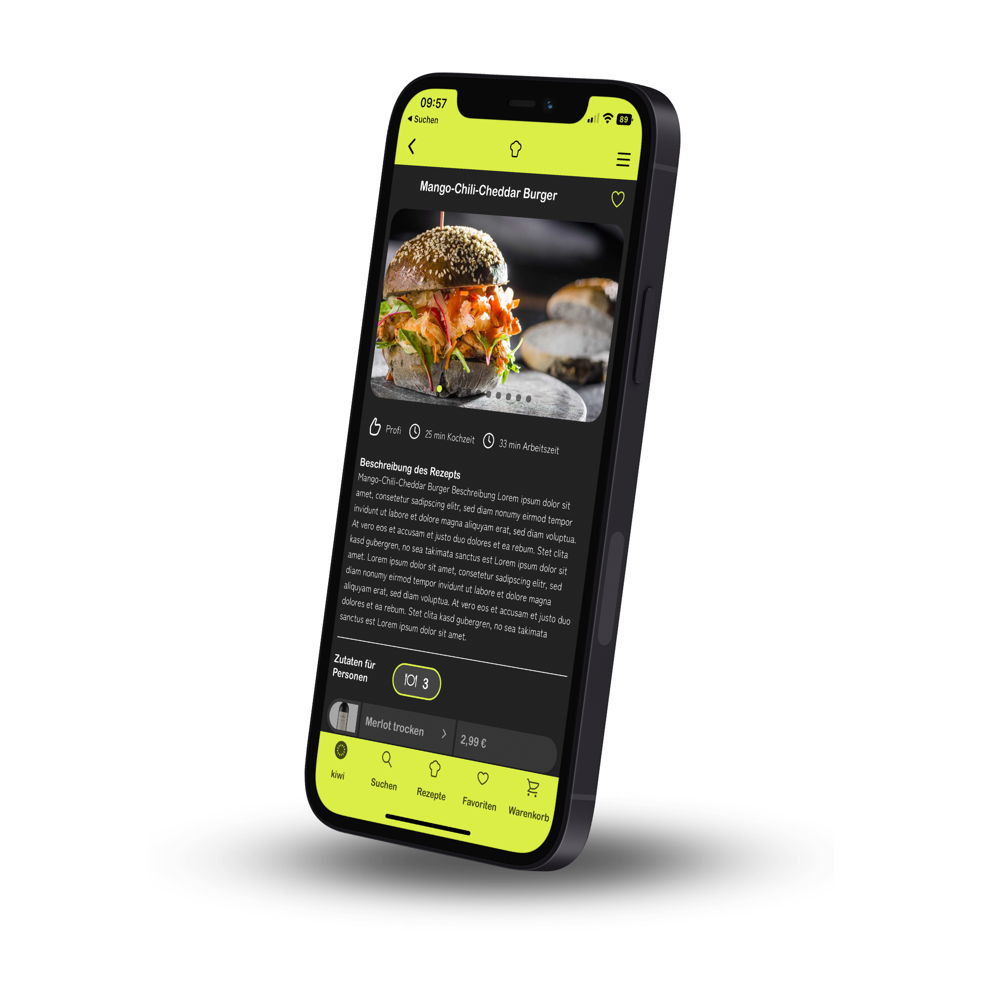 Kiwi Delivery – Lebensmittel liefern lassen